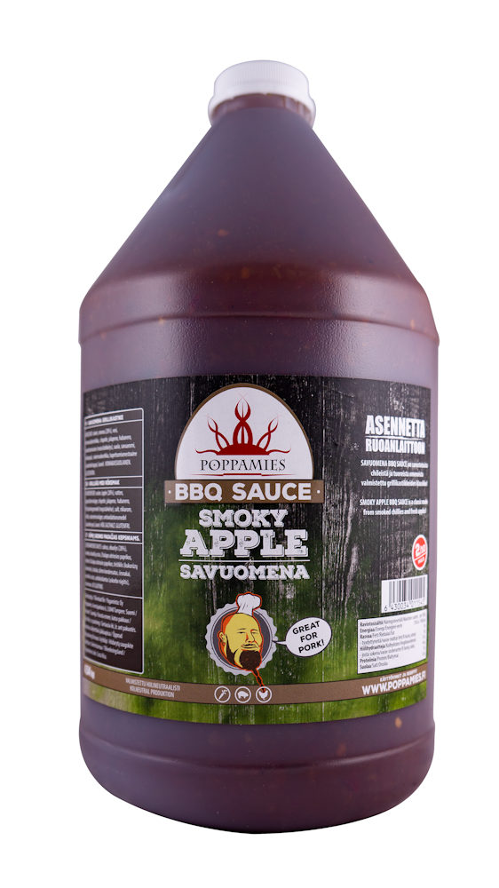 Poppamies BBQ Smoky Apple grillikastike 4,45kg — HoReCa-tukku Kespro