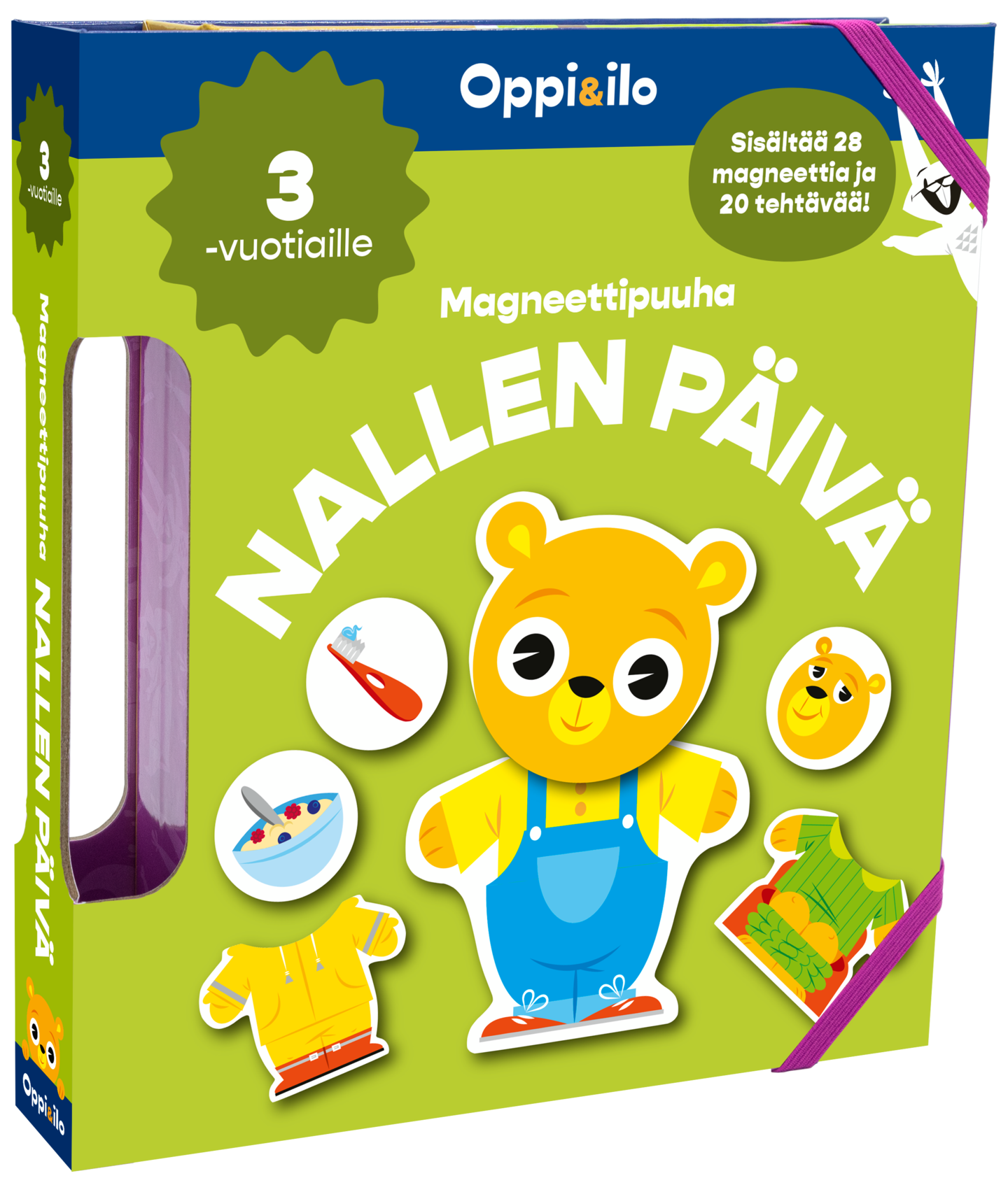Oppi&ilo Magneettipuuha Nallen Päivä 3 v (FI) | K-Ruoka Verkkokauppa