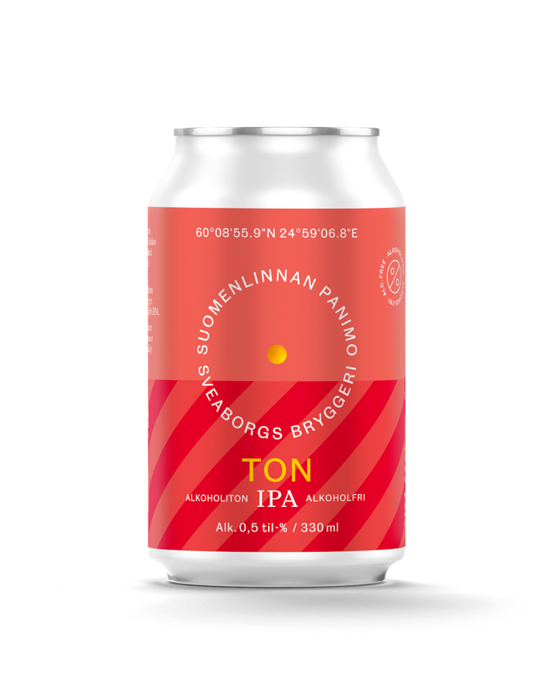Suomenlinnan Panimo Ton IPA olut 0,5% 0,33l — HoReCa-tukku Kespro