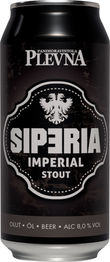 Plevna Siperia Imp Stout olut 8,0% 0,44l — HoReCa-tukku Kespro