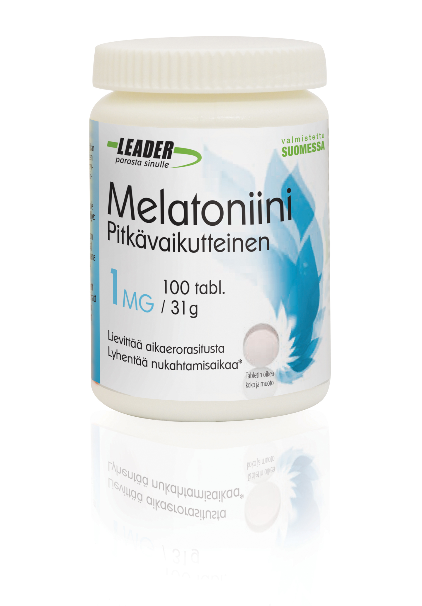 Leader Melatonin 1mg 100tabl/31g | K-Ruoka Verkkokauppa