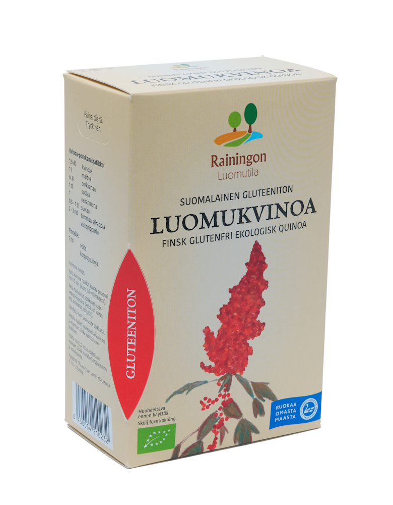 Rainingon Luomutila Suomalainen gluteeniton luomukvinoa Lisuke 600g ...