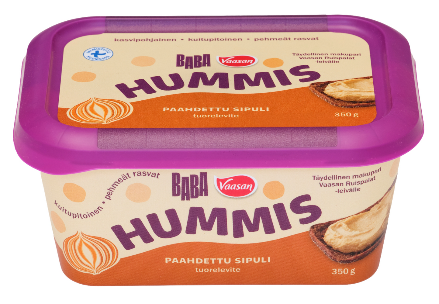Baba HUMMIS 350g Paahdettu sipuli tuorelevite — HoReCa-tukku Kespro