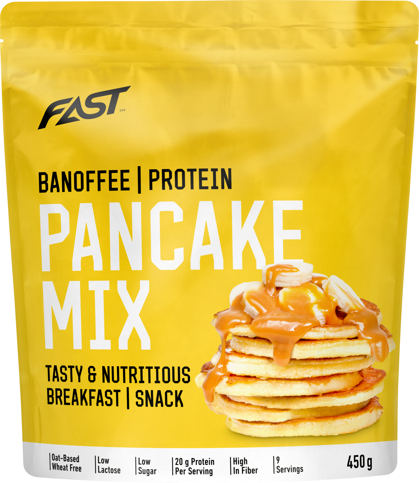 FAST Protein Pancake Mix 450 g Banoffee | K-Ruoka Verkkokauppa
