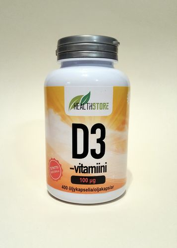 Health Store D3-vitamiini 100µg | K-Ruoka Verkkokauppa