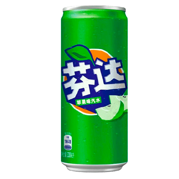 Fanta Green Apple virvoitusjuoma 0,33l | K-Ruoka Verkkokauppa