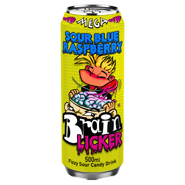 Brain Licker Sour Blue Raspberry virvoitusjuoma 0,5l | K-Ruoka Verkkokauppa
