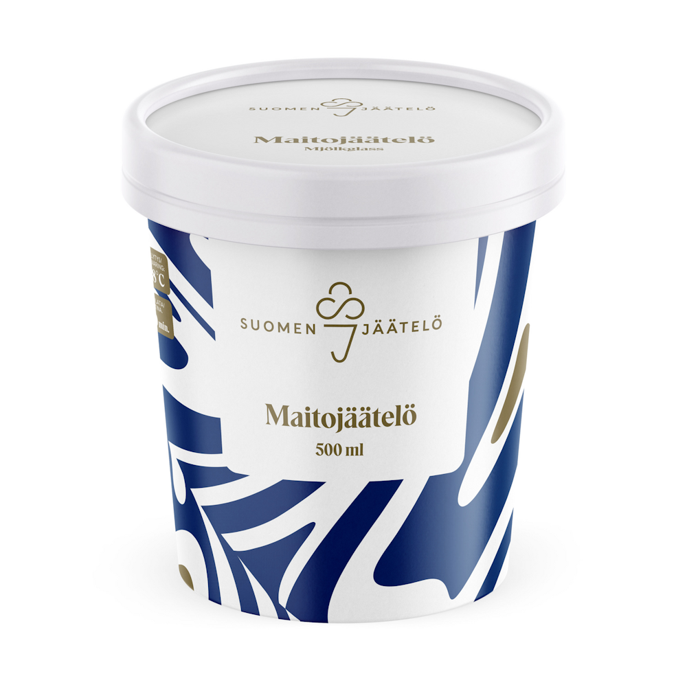 Suomen Jäätelö Maitojäätelö 500ml — HoReCa-tukku Kespro