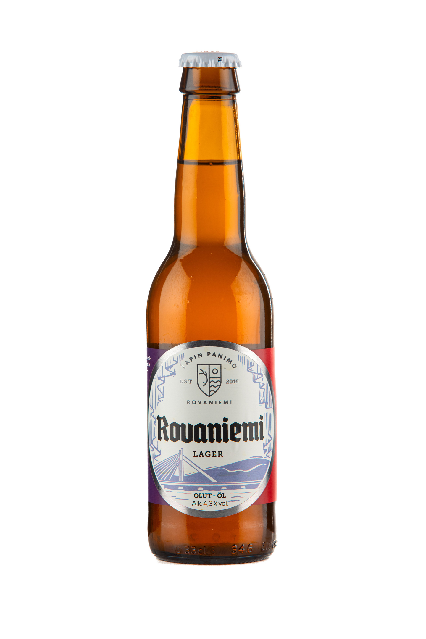 Lapin Panimo Rovaniemi Lager 4,3% 0,33l | K-Ruoka Verkkokauppa