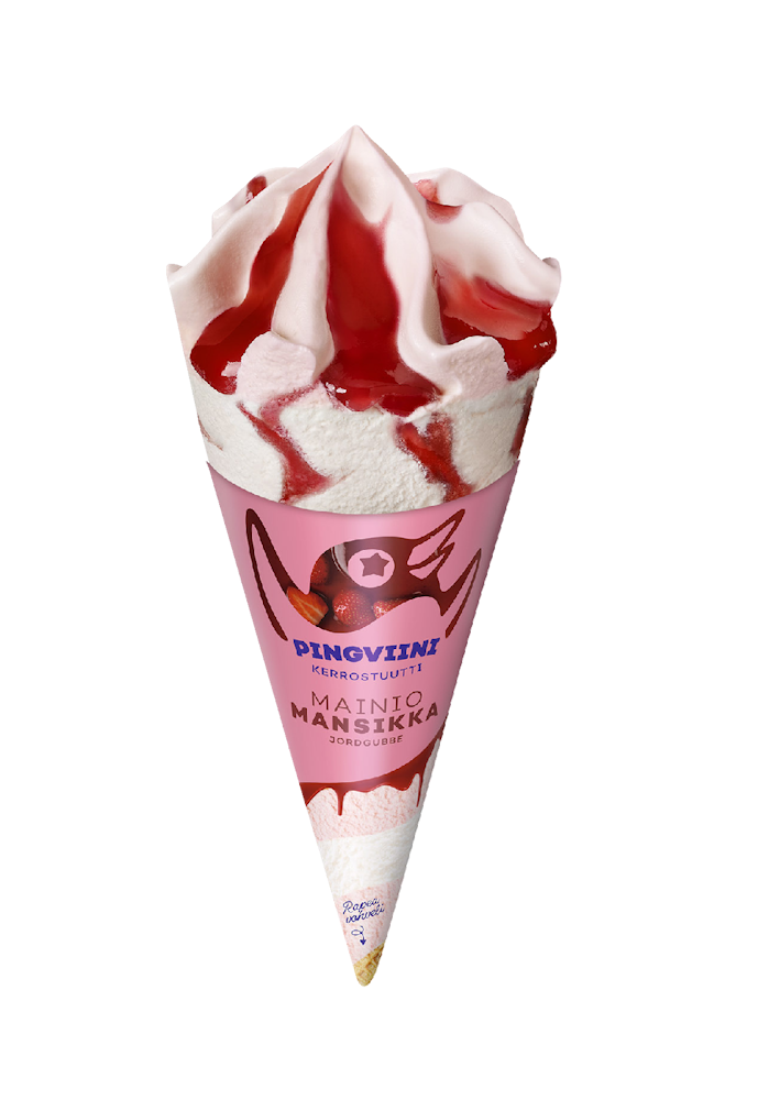 Pingviini tuutti mansikka 67g — HoReCa-tukku Kespro