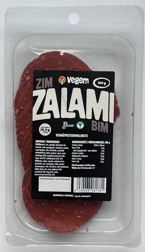 Vegem zalami leikkele 100g — HoReCa-tukku Kespro