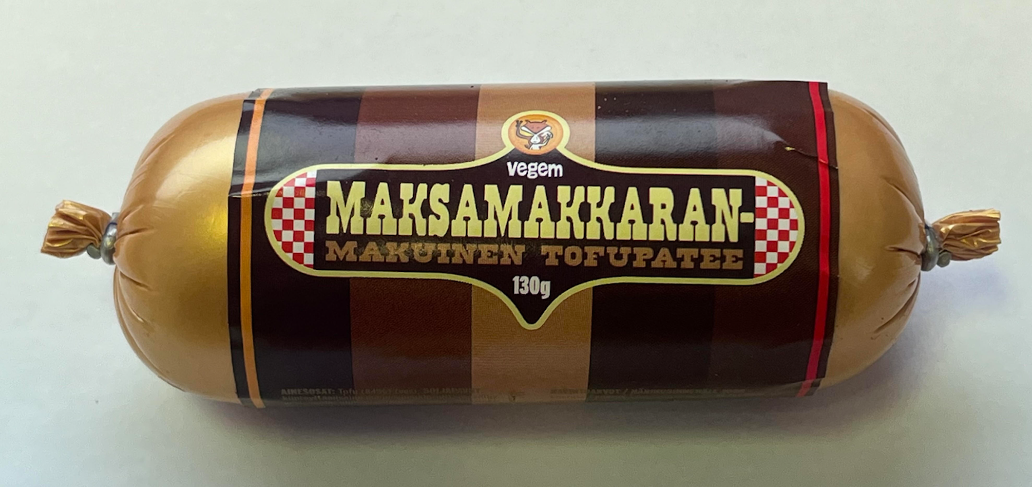 Vegem maksamakkaran makuinen tofupatee 130g — HoReCa-tukku Kespro