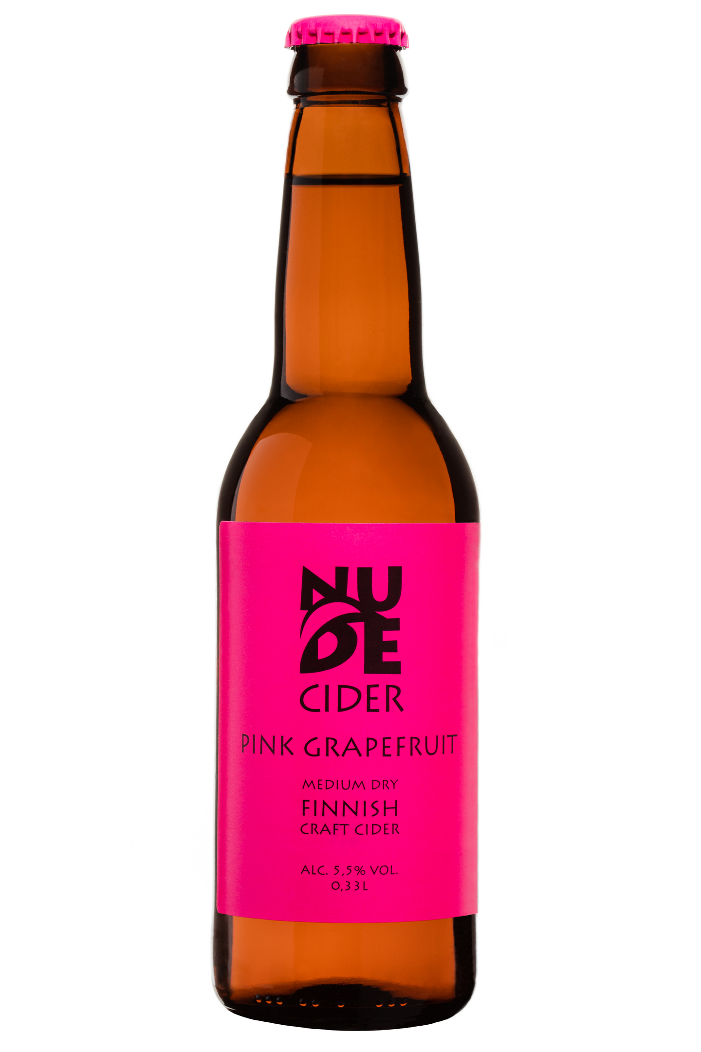 Nude Cider Pink Grapefruit omenasiideri puolikuiva 5,5% 0,33l | K-Ruoka ...