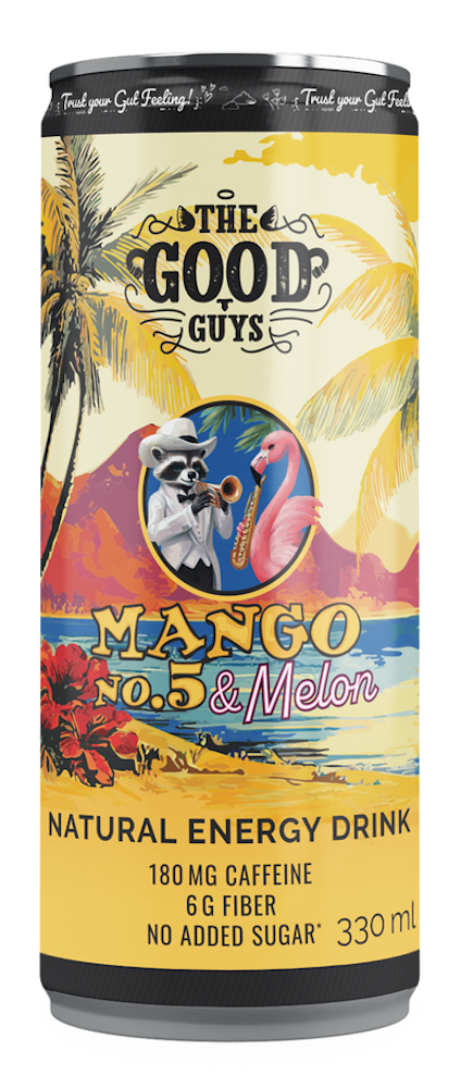 The Good Guys Mango no 5 & Melon Natural Energy Drink 0,33l — HoReCa ...
