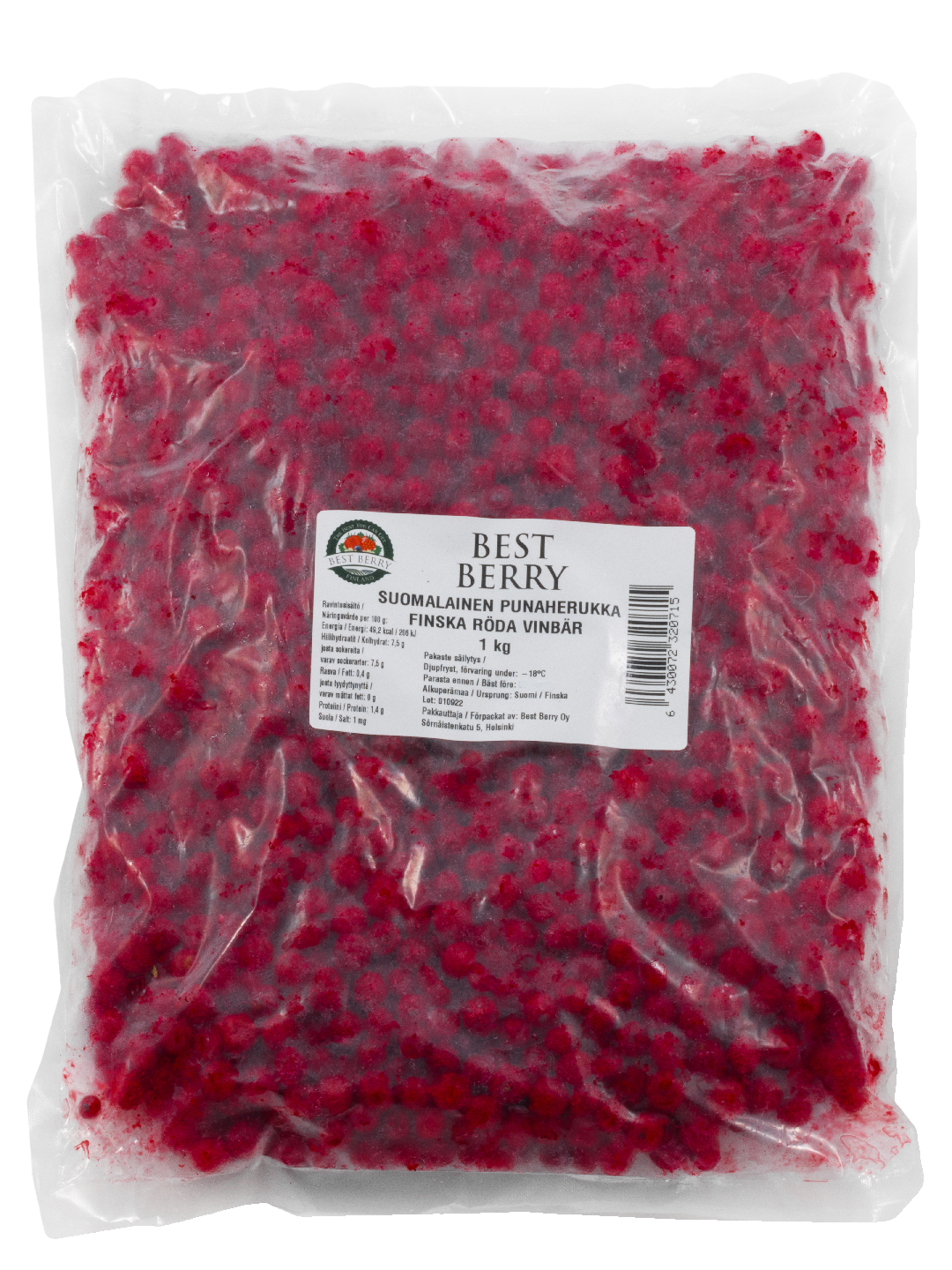 Best Berry Suomalainen Punaherukka 1 kg pakaste | K-Ruoka Verkkokauppa