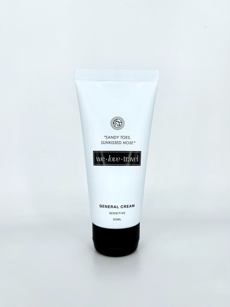 We Love Travel general cream sensitive, 50ml | K-Ruoka Verkkokauppa