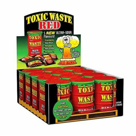 Toxic Waste Red Drum 42g | K-Ruoka Verkkokauppa