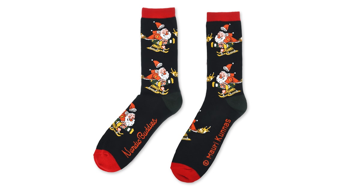 Mauri Kunnas by Nordicbuddies Joulupukki hiihtää sukat | K-Ruoka ... Mauri Kunnas by Nordicbuddies Joulupukki hiihtää sukat | K-Ruoka ...