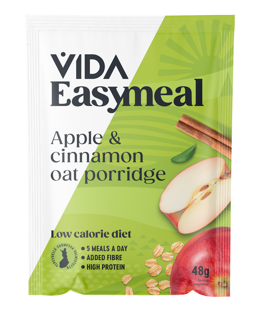 Vida Easy Meal ateria-aines omena-kaneli-kaurapuuro 48 g — HoReCa-tukku ...