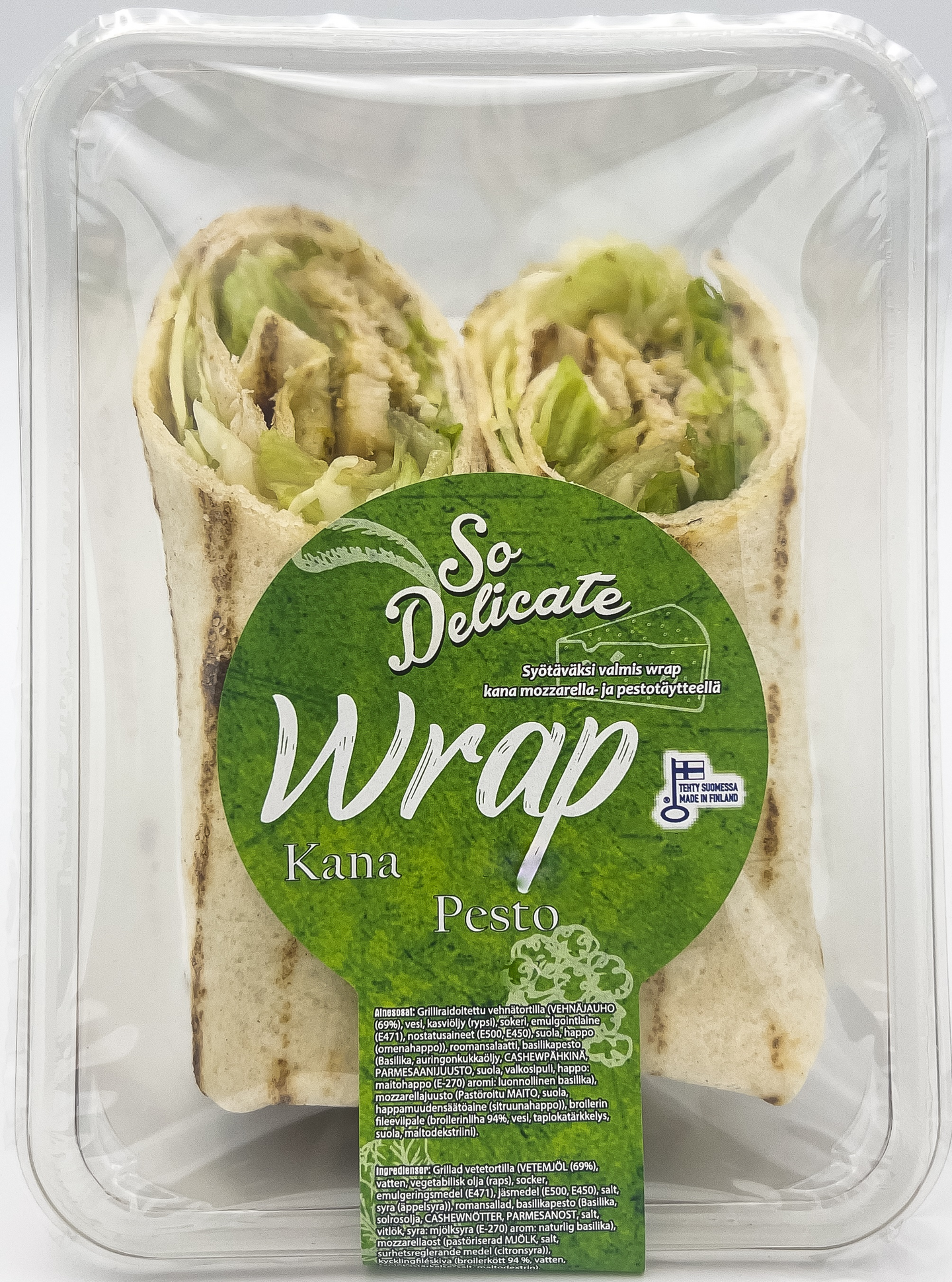 So Delicate kana-pesto wrap 205g | K-Ruoka Verkkokauppa