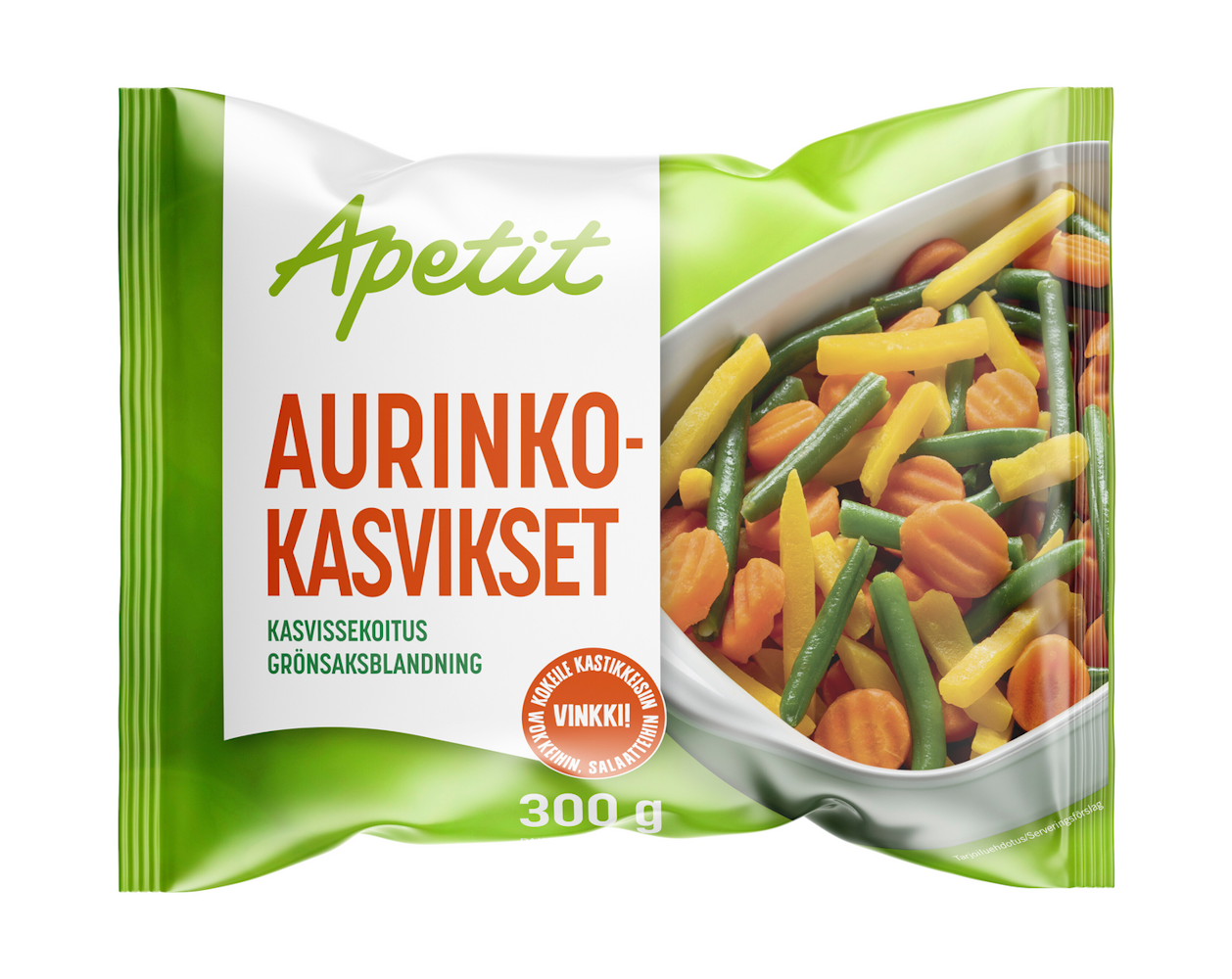 Apetit aurinkokasvikset kasvissekoitus 300g pakaste — HoReCa-tukku Kespro