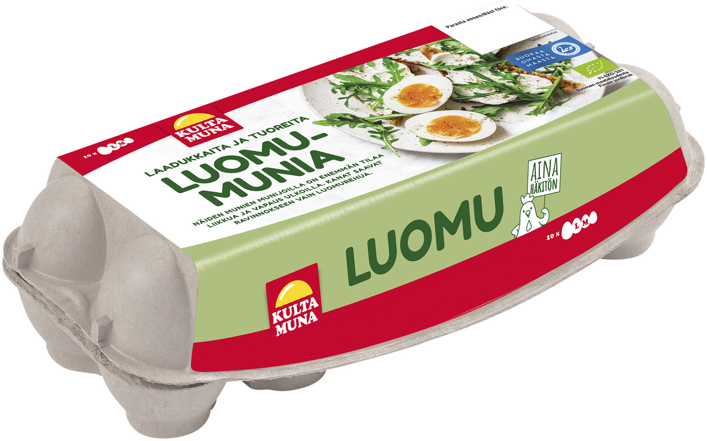 Kultamuna luomukananmuna M/L10 630g | K-Ruoka Verkkokauppa