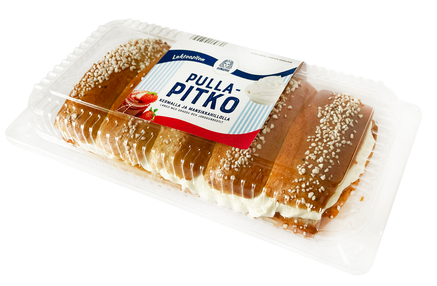 Sinuhe Pullapitko kermalla ja mansikkahillolla 340g täytepitko | K ...