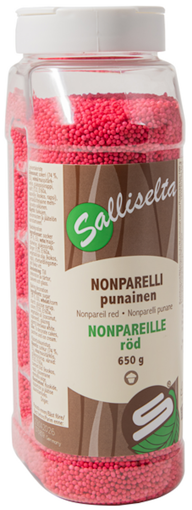 Salliselta Nonparelli punainen 650g — HoReCa-tukku Kespro