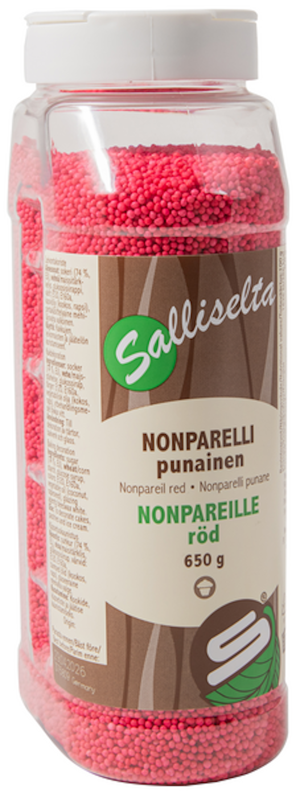 Salliselta Nonparelli punainen 650g — HoReCa-tukku Kespro