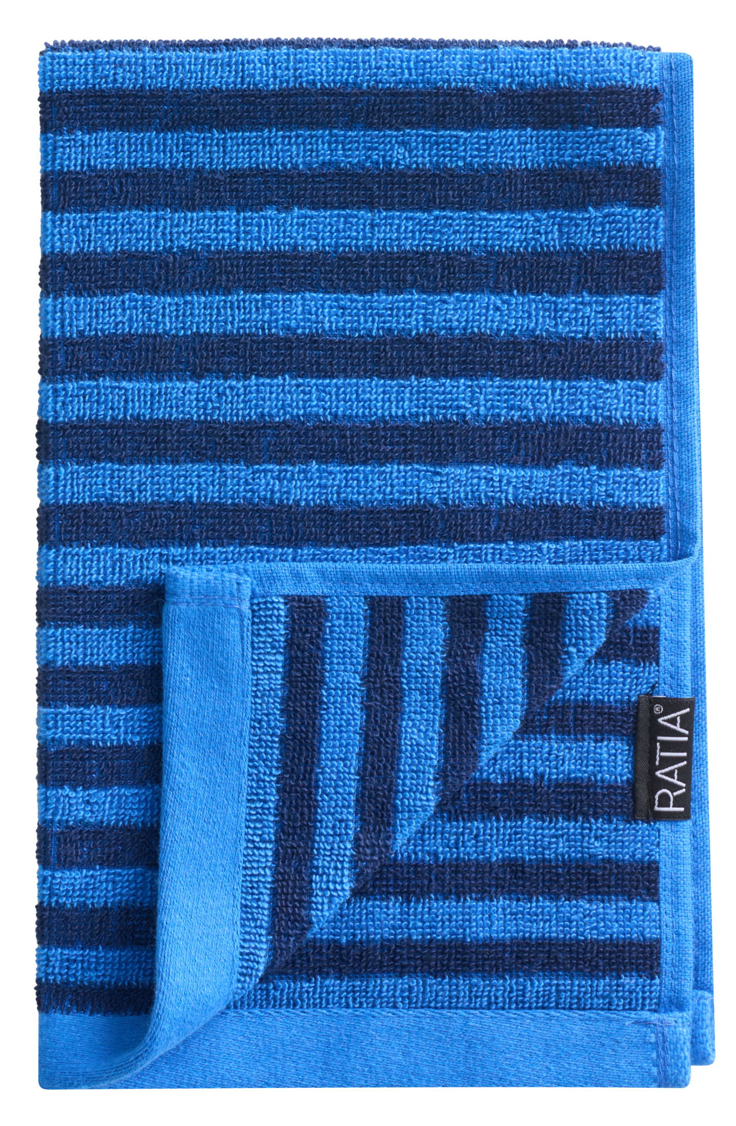 Ratia Raita pyyhe 30x50 cm tummansininen-sininen | K-Ruoka Verkkokauppa