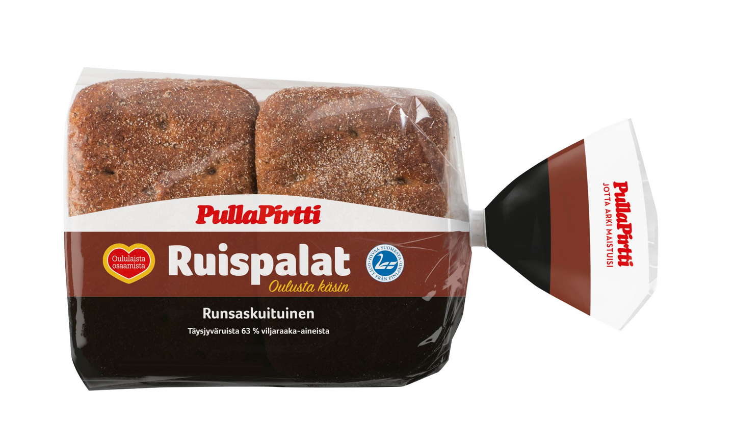 Pulla-Pirtti Ruispalat 6/360g halkaistu laktoositon runsaskuituinen ...