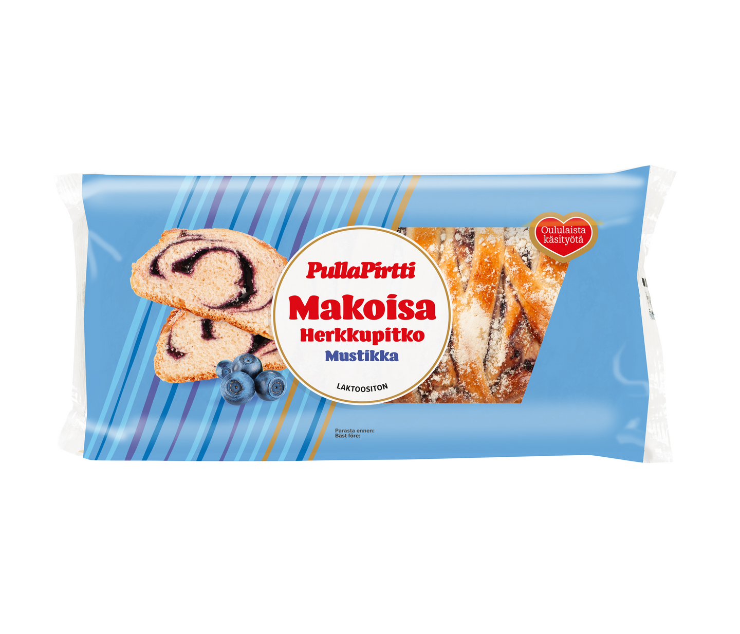Pulla-Pirtti Makoisa Herkkupitko Mustikka 390g laktoositon ...
