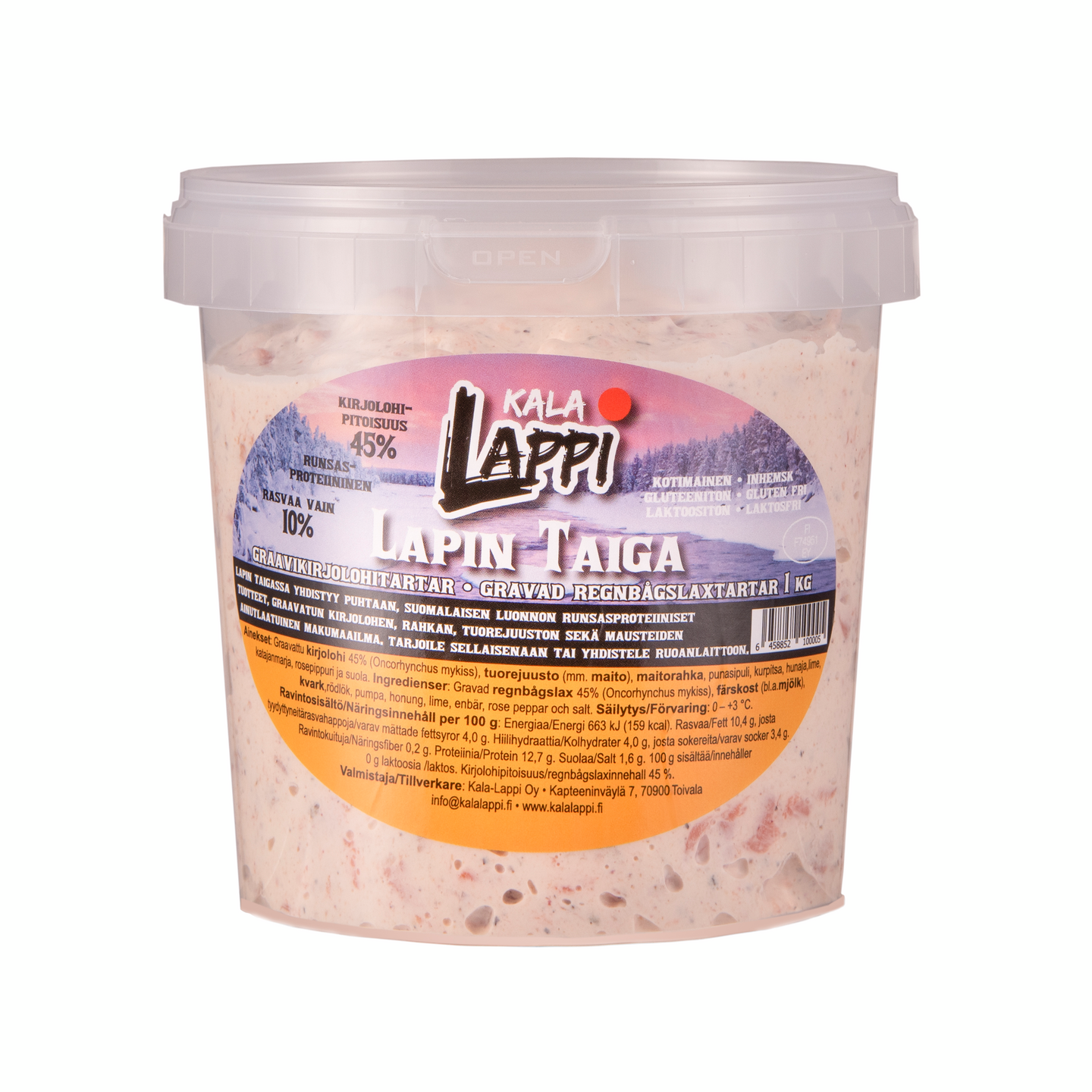 Kala-Lappi Lapin Taiga graavilohitartar 1kg | K-Ruoka Verkkokauppa