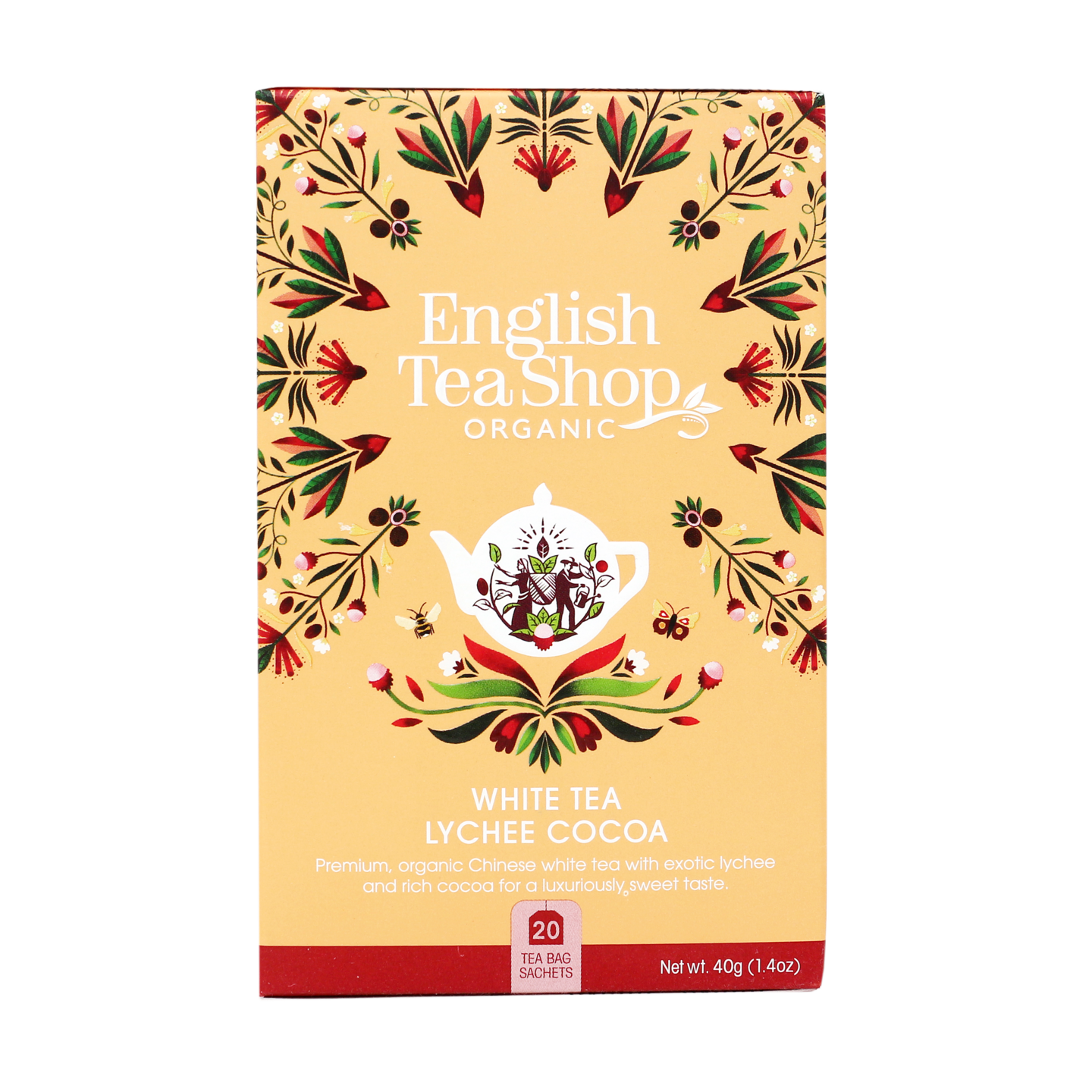 English Tea Shop luomu valkoinen tee litsi-kookos 20pss 40g | K-Ruoka ...