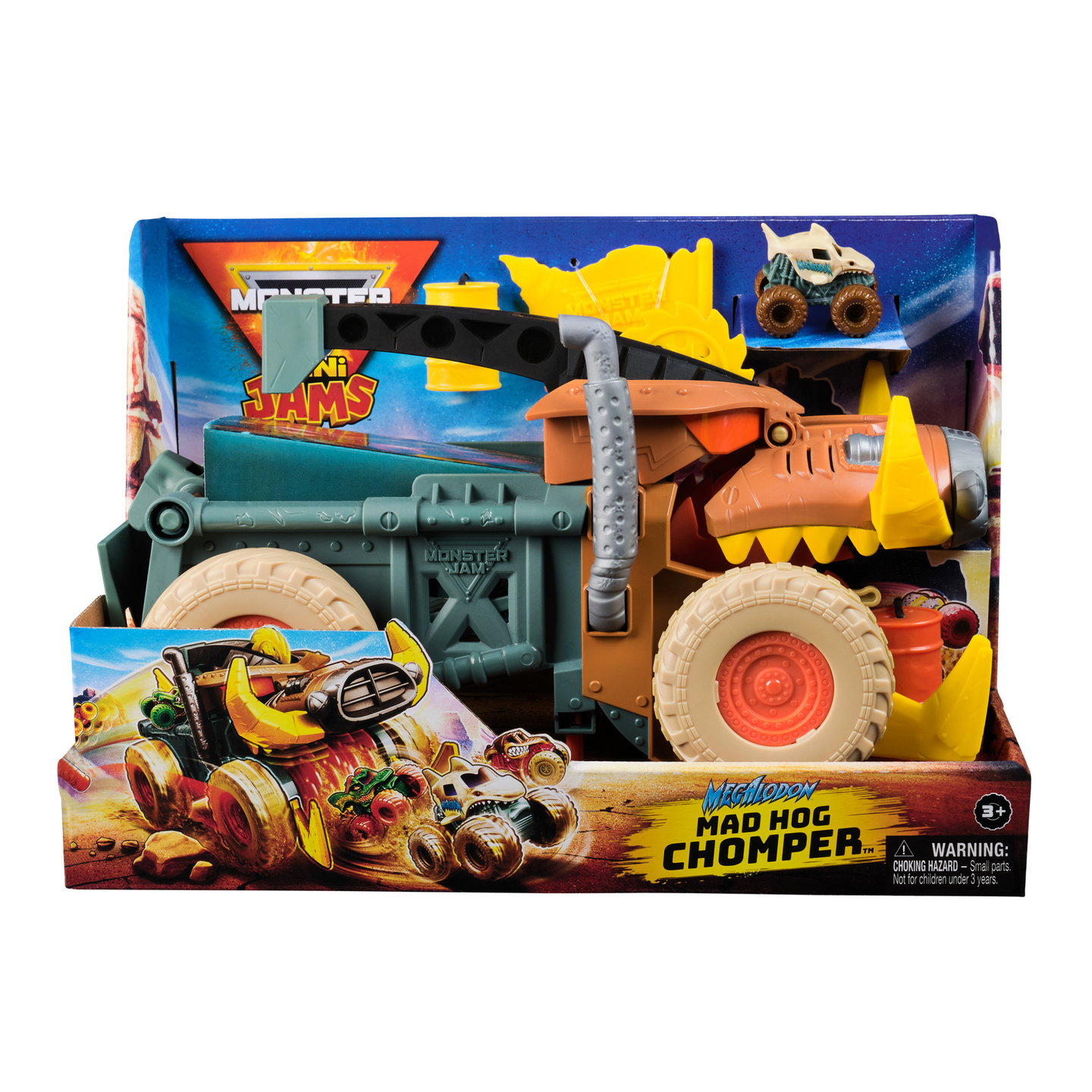 Monster Jam Mini Mad Hog Sweeper Playset | K-Ruoka Verkkokauppa