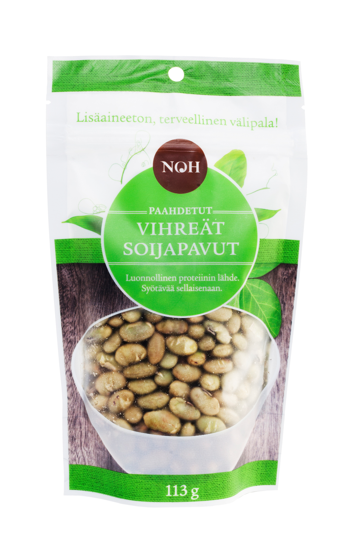 NOH paahdetut vihreät soijapavut 113g | K-Ruoka Verkkokauppa