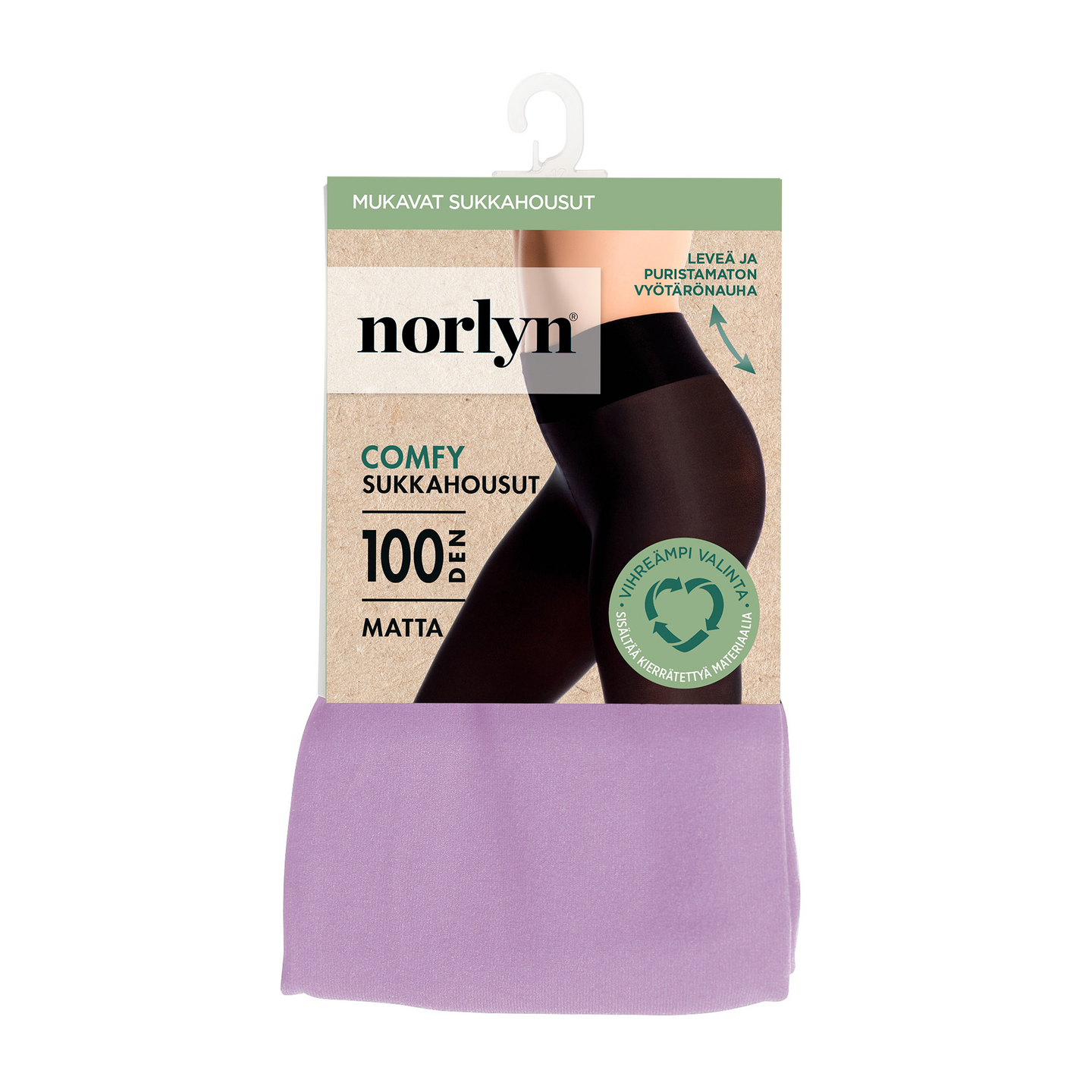 Norlyn A41620 comfy 100 den sukkahousut lavender | K-Ruoka Verkkokauppa