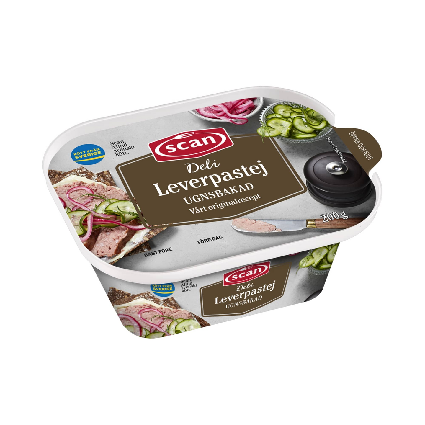 Scan Leverpastej ugnsbakad 200g | K-Ruoka Verkkokauppa