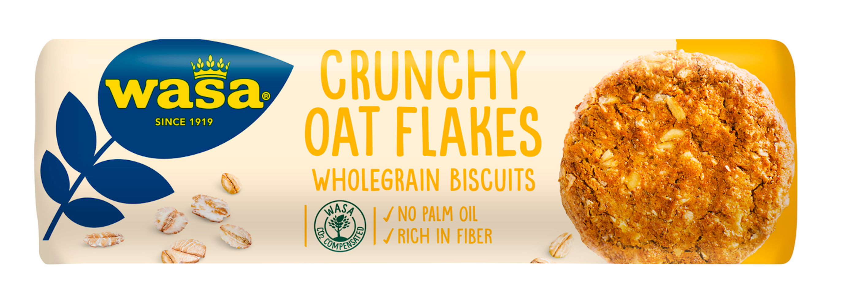 Wasa Crunchy Oat Flake biscuit 250g — HoReCa-tukku Kespro