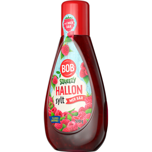Bob Squeezy hallonsylt 590g | K-Ruoka Verkkokauppa