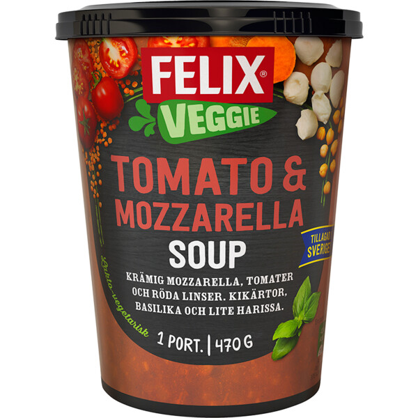 Felix Veggie tomat&mozzarella soppa 470g | K-Ruoka Verkkokauppa