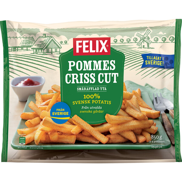 Felix Pommes Criss Cut 850g | K-Ruoka Verkkokauppa