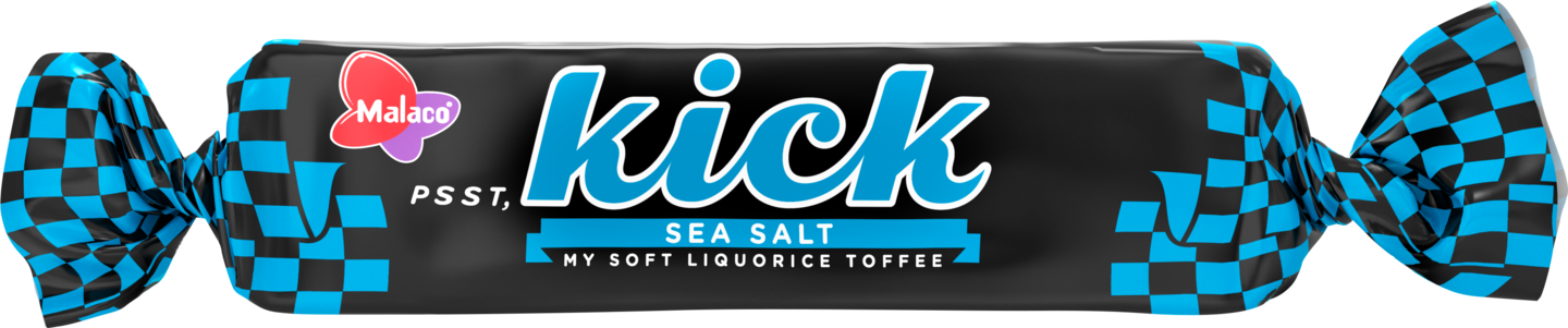 Malaco Kick toffee 19g Sea Salt | K-Ruoka Verkkokauppa