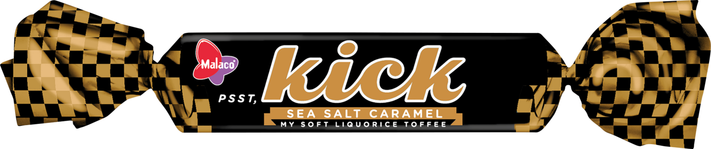 Malaco Kick toffee 19g Sea Salt Caramel | K-Ruoka Verkkokauppa