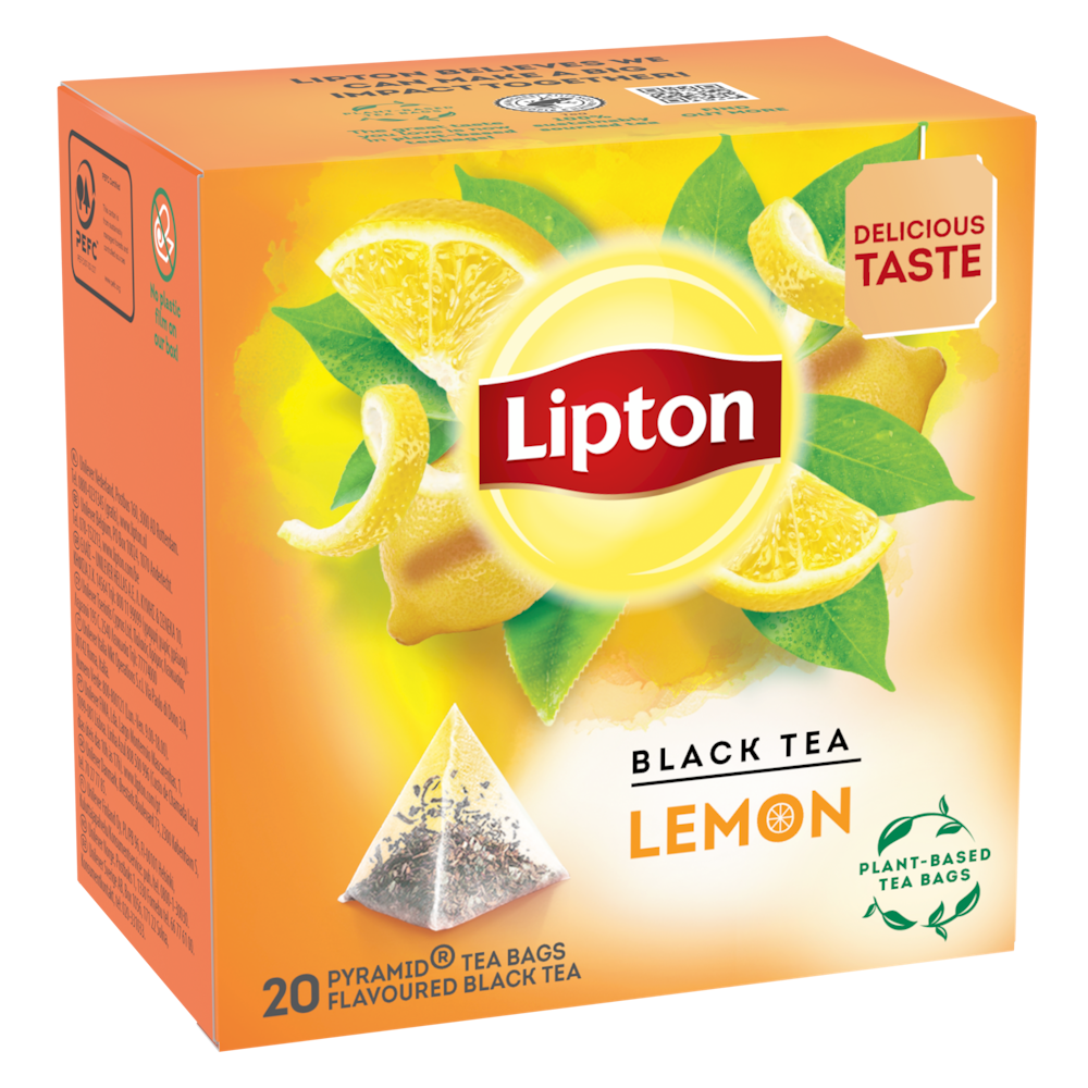 Lipton Lemon tee 20 pyramidipussia 34g — HoReCa-tukku Kespro