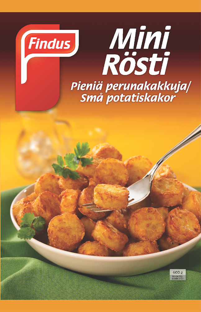 Findus Mini Rösti 600 g — HoReCa-tukku Kespro