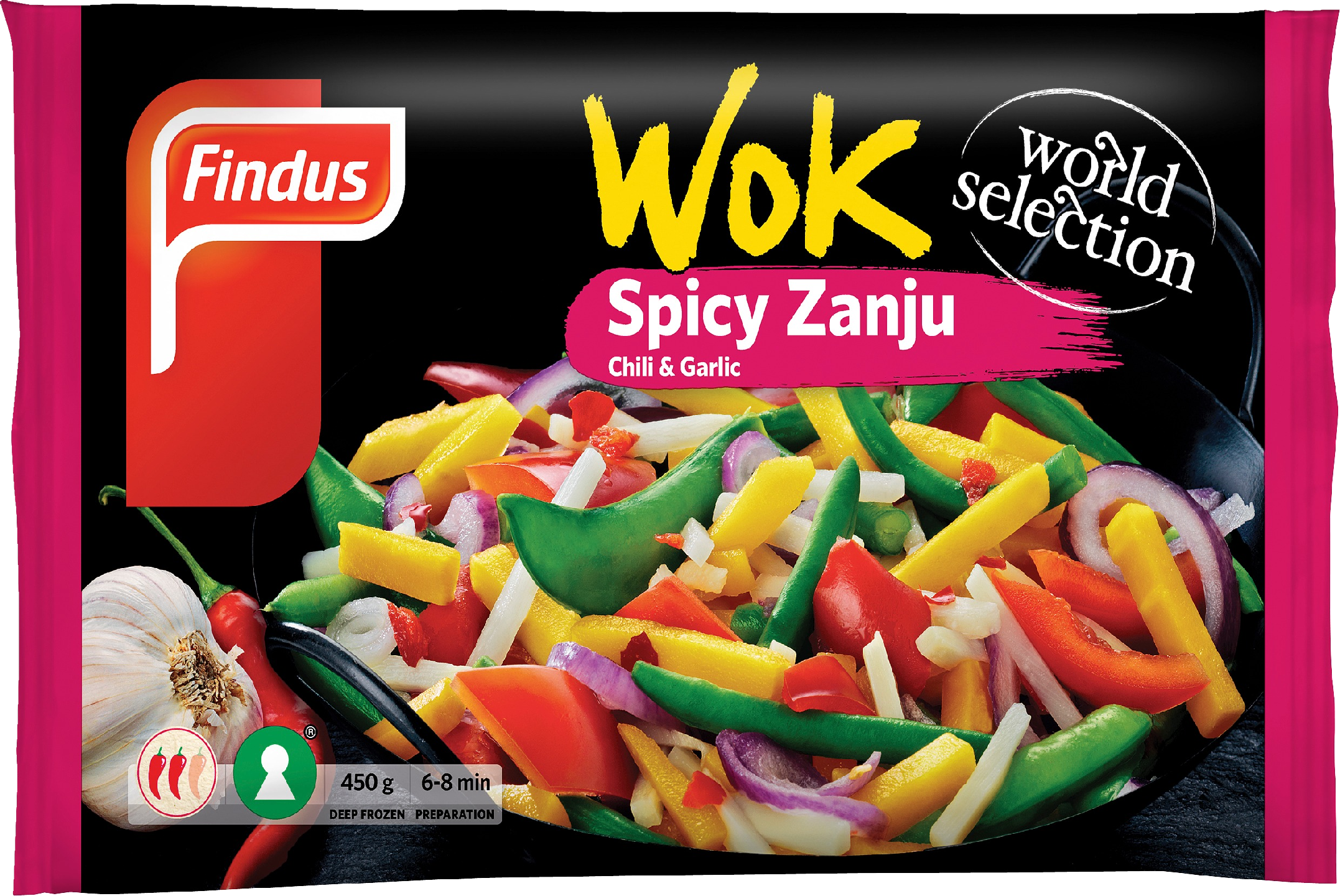 Findus Wok 450g Spicy Zanju | K-Ruoka Verkkokauppa