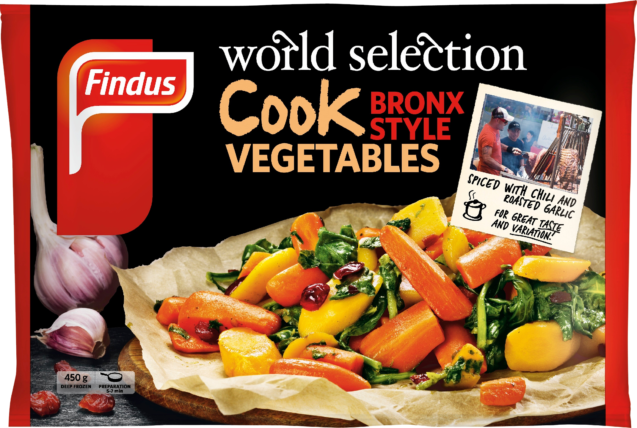 Findus Cook vegetable 450g Bronx | K-Ruoka Verkkokauppa