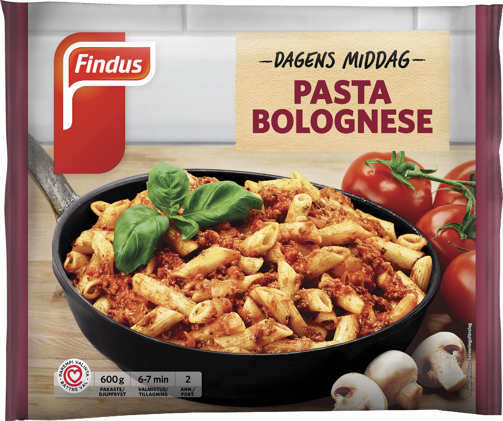 Findus Dagens Middag 600g Pasta Bolognese | K-Ruoka Verkkokauppa