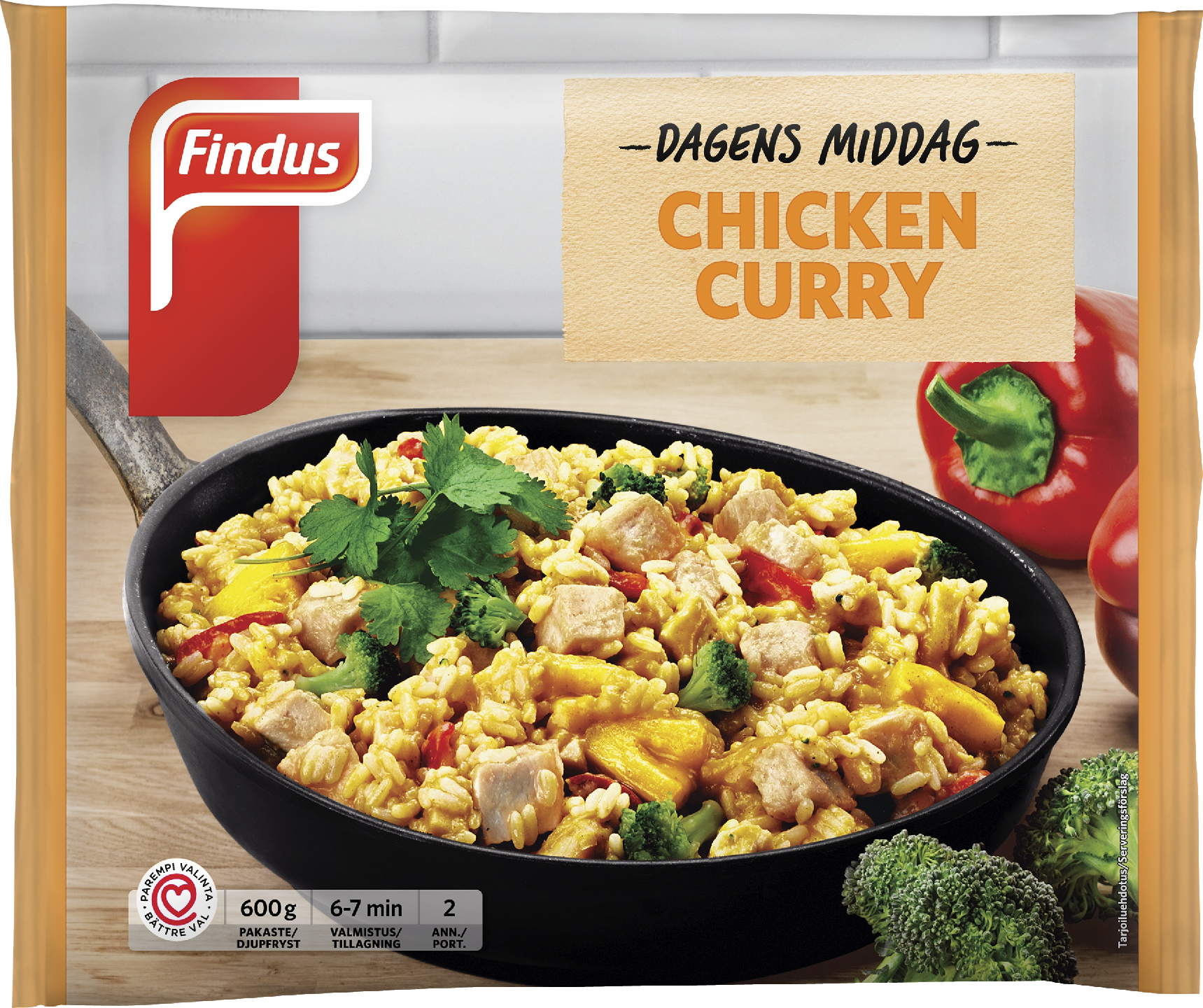 Findus Dagens Middag 600g chicken curry | K-Ruoka Verkkokauppa